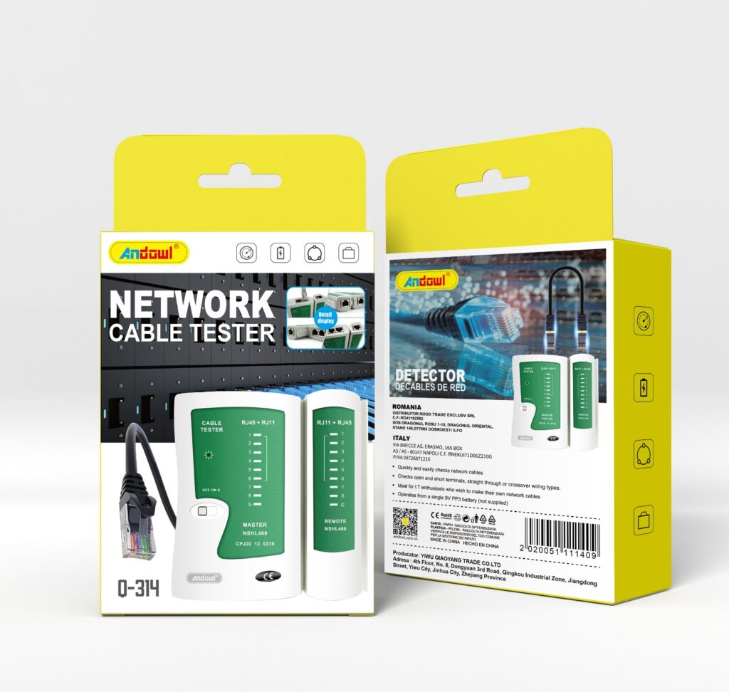 RJ45 NETWORK CABLE TESTER Q-314 – Control